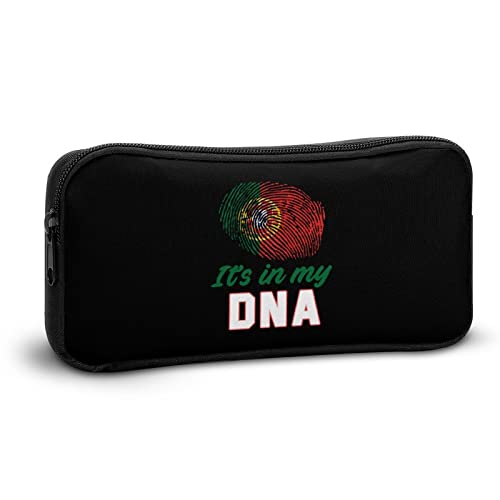 Portugal It's in My DNA Pencil Case Pencil Pouch Coin Pouch Cosmetic Bag Office Stationery Organizer