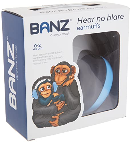 Baby BANZ Earmuffs Infant Hearing Protection â€“ Ages 0-2+ Years â€“ Industry Leading Noise Reduction Rating â€“ Soft & Comfortable â€“ Baby Ear Protection