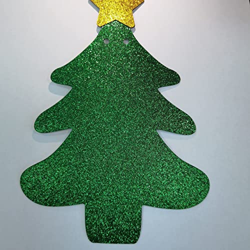 Glitter Festive As Fuck Banner,Christmas Banner with Christmas Trees,Christmas Mantle Decor,Fireplace Christmas Decorations,Friendsmas Banner,Christmas Home Decorations,Holiday Decorations.