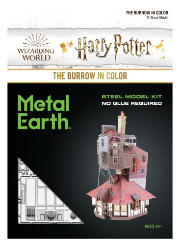 Metal Earth Harry Potter Burrow in Color 3D Metal Model Kit Fascinations