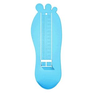 children’s baby feet shoe size measuring tool baby device ruler set measure the size of baby feet torpedo level magnetic 6 inches (blue, one size)