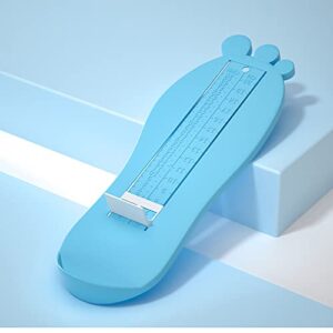 Children's Baby Feet Shoe Size Measuring Tool Baby Device Ruler Set Measure The Size of Baby Feet Torpedo Level Magnetic 6 Inches (Blue, One Size)