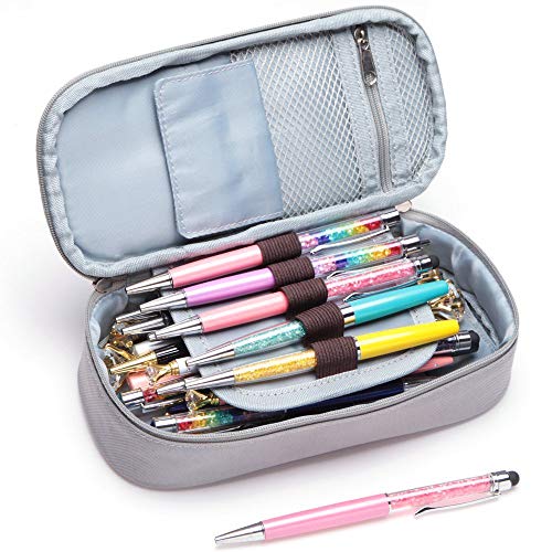 Pen Case,Pencil Bag,Pencil Case Orgnizer Students Stationery Pouch Zipper Bag for Pens, Pencils, Highlighters, Markers and Other School Supplies