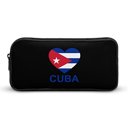 Love Cuba Pencil Case Pencil Pouch Coin Pouch Cosmetic Bag Office Stationery Organizer