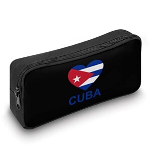 Love Cuba Pencil Case Pencil Pouch Coin Pouch Cosmetic Bag Office Stationery Organizer