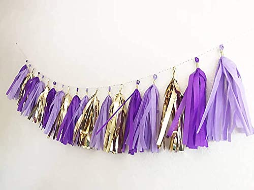 Purple Gold Baby Shower Decorations Qian's Party Purple and Gold Princess Birthday Party Decorations Purple Princess Baby Shower Confetti Purple & Gold Party Decor