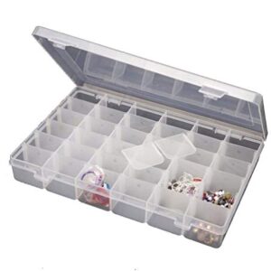 Bulfyss Jewellery Case Organiser with Adjustable Dividers 15,24,36 Grid, Transparent(Pack of 3) Standard Transparent