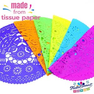 Mexican Place mats, 6 Pack, Fiesta Decorations, 23 Inches, Mexico Wedding, Mexican Papel Picado, Mexican Fiesta, Quinceañera, RG6