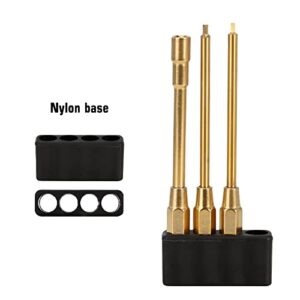 INJORA RC Tool Kit 3 in 1 Screwdriver 0.05inch 1.5mm Hex Nut Drivers 4mm for SCX24 Gladiator Bronco C10 JLU Deadbolt Other RC Model Car