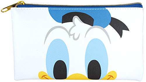 Tees Factory DN-5533187DO Disney Donald Duck Flat Pouch, 0.6 x 4.1 x 7.5 inches (1.5 x 10.5 x 19 cm)