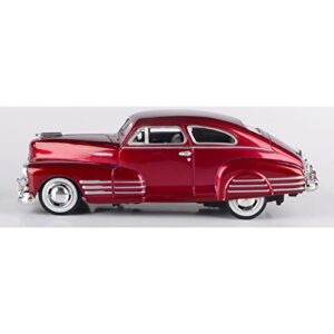 1948 Chevy Aerosedan Fleetline, Red - Motormax Premium American 73266 - 1/24 Scale Diecast Model Car