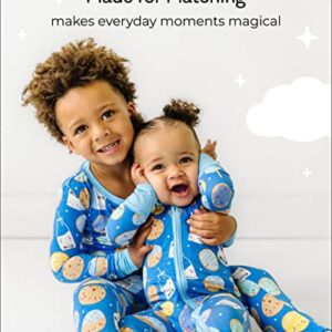 Little Sleepies Baby Pajama Unisex, Bamboo Viscose Zippy PJs, Sunshine, 3-6M