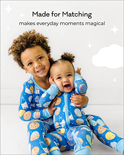 Little Sleepies Baby Pajama Unisex, Bamboo Viscose Zippy PJs, Sunshine, 3-6M