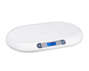 smart weigh comfort baby scale, 44 pound capacity, 3 weighing modes, accurate digital scale for infants, toddlers, and babies