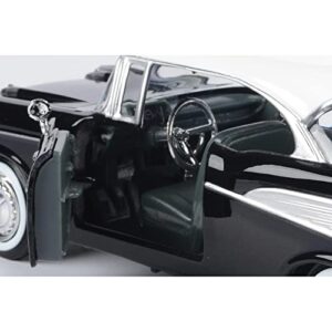 1957 Chevy Bel Air, Black - Motormax Premium American 73228 - 1/24 Scale Diecast Model Car