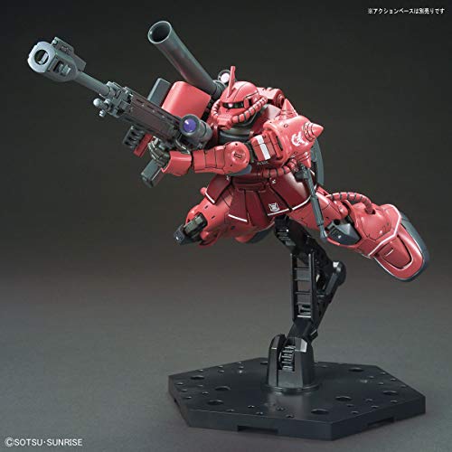 Bandai Spirits Hobby MS-06S Zaku II Char Aznable's Mobile Suit Gundam (Red Comet Ver.) Gundam The Origin HG 1/144, Multi (BAS5057656)