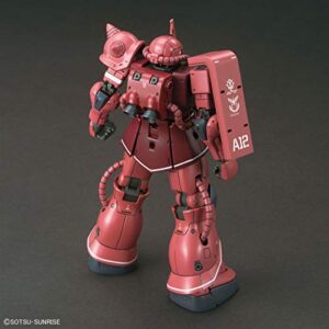 Bandai Spirits Hobby MS-06S Zaku II Char Aznable's Mobile Suit Gundam (Red Comet Ver.) Gundam The Origin HG 1/144, Multi (BAS5057656)