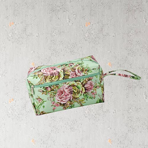 Handbag Xcm Organizer Cloth Holder Supplies Accessories Ball Printed Handbag Size:large - Wool Knitting Square Crochet Flower Bag Storage Tote Diy Oxford Yarn Floral