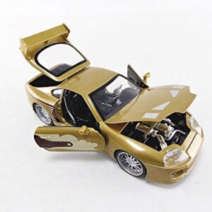 Jada 2 Fast 2 Furious Slap Jack's Toyota Supra Die-Cast Collectible Toy Vehicle Car, Gold with Decals, 1: 24 Scale, Copper