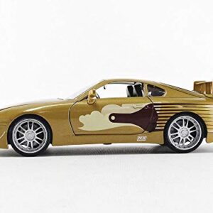 Jada 2 Fast 2 Furious Slap Jack's Toyota Supra Die-Cast Collectible Toy Vehicle Car, Gold with Decals, 1: 24 Scale, Copper