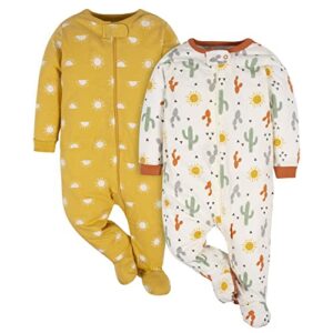 gerber unisex baby 2-pack sleep ‘n play sunrise 0-3 months