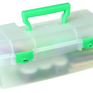 ArtBin Essentials Lift Out Tray with Teal Latches and Handle, Translucent