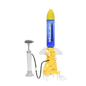 PLAYSTEM Outdoor Water Powered Rocket Physics Learning Set-with Rocket Tail, Body and Pump DIY Rocket Science Experiment Kit- Space STEM Outdoor Toys Gift for Kids,Teens, Boys & Girls