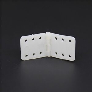 hobbypark 11×25.5 mm 0.43″ x1.0” small pinned nylon hinge rc airplane plane parts replacement (pack of 20)