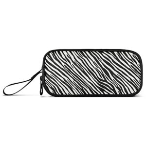 kigai large pencil case zebra print organizer pencil bag for boys girls school office stationery box with zipper