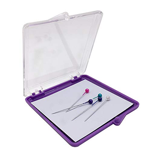 Fbshicung Magnetic Needle Keeper,Needle Nest Magnetic Case, DIY Needle Sewing Tools Storage Case