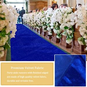 Aisle Runner for Wedding Ceremony Blue Aisle Runners Indoor Outdoor Carpet Runner 2.5x15FT Hallway Carpet Rug for Bride Wedding Runner Floor Runway with Carpet Tapes Rustic Birthday Aisle Decorations