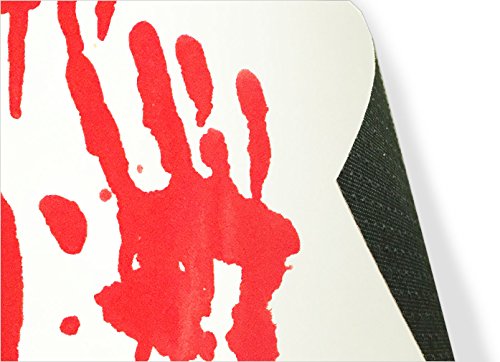 Bloody Bath Mat - The Original Color Changing Sheet That Turns Red When Wet – Funny Gag Gifts - Footprints Disappear Like Magic – Novelty Prank Gifts (40"x17")