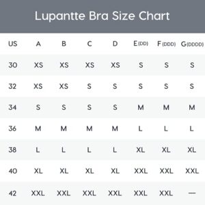 Lupantte Hands Free Pumping Bra, Breast Pump Bra, Adjustable Breastfeeding Nursing Bra for Holding Breast Pumps Like Spectra, Lansinoh, Philips Avent, Ameda, Bellababy,etc. (Large Black)