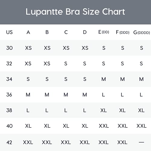 Lupantte Hands Free Pumping Bra, Breast Pump Bra, Adjustable Breastfeeding Nursing Bra for Holding Breast Pumps Like Spectra, Lansinoh, Philips Avent, Ameda, Bellababy,etc. (Large Black)