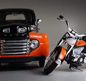 Maisto 1:24 W/B Harley Davidson 1948 Ford F1 Pick UP & FLH Duo Glide 1958