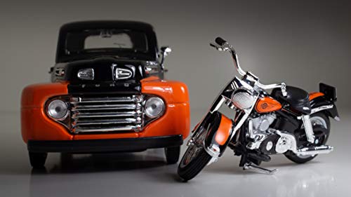 Maisto 1:24 W/B Harley Davidson 1948 Ford F1 Pick UP & FLH Duo Glide 1958