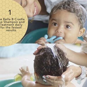 BELLA B Cradle Cap Shampoo & Cradle Cap Scalp Treatment And Conditioner - Baby Shampoo And Conditioner - Cradle Cap Shampoo For Babies - Kid Shampoo - Dry Scalp Shampoo And Conditioner For Dry Scalp