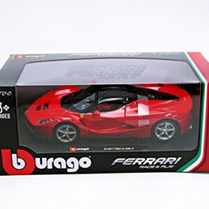 Bburago Ferrari Race and Play LaFerrari 1/24 Scale Diecast Model Vehicle Red