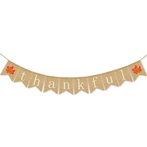 thanksgiving banner thankful banner burlap – thanksgiving decoration | fall banner| thanksgiving decor