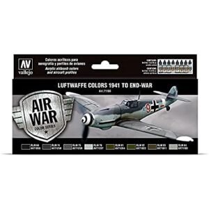 vallejo rlm ii set model air paint, 17ml