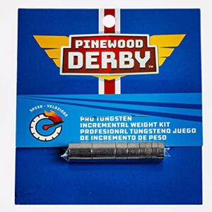 Pinewood Derby Tungsten Weight Kit