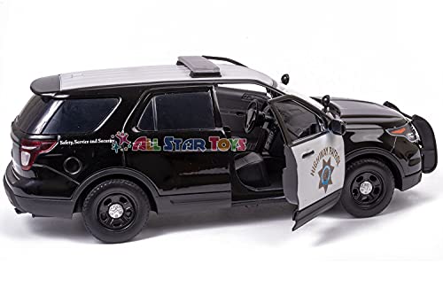 Motormax 1/24 CHP California Highway Patrol B&W Ford PI Utility Police SUV