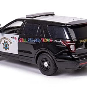 Motormax 1/24 CHP California Highway Patrol B&W Ford PI Utility Police SUV