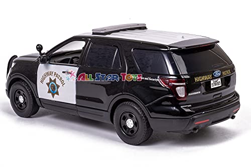 Motormax 1/24 CHP California Highway Patrol B&W Ford PI Utility Police SUV