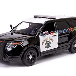 Motormax 1/24 CHP California Highway Patrol B&W Ford PI Utility Police SUV