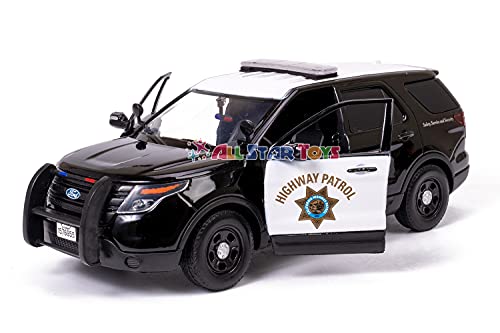 Motormax 1/24 CHP California Highway Patrol B&W Ford PI Utility Police SUV