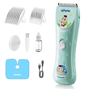 enssu quiet baby hair clippers, lower noise haircut trimmers for children with autism and sensory sensitivity, babies infant kids waterproof hair cutting kits