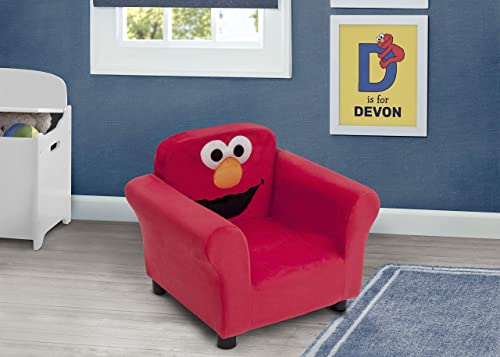 Sesame Street Elmo Upholstered Chair by Delta Children, Red