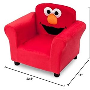 Sesame Street Elmo Upholstered Chair by Delta Children, Red