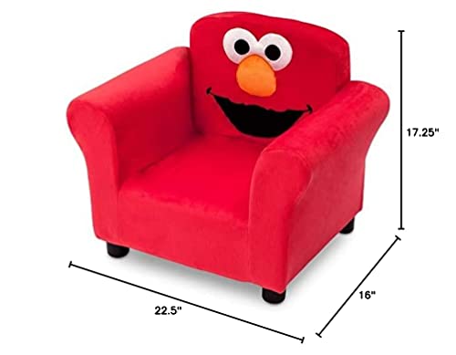 Sesame Street Elmo Upholstered Chair by Delta Children, Red